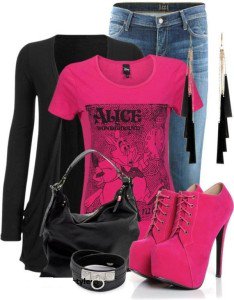 How To Style Vibrant Pink Clothes - ALL FOR FASHION DESIGN