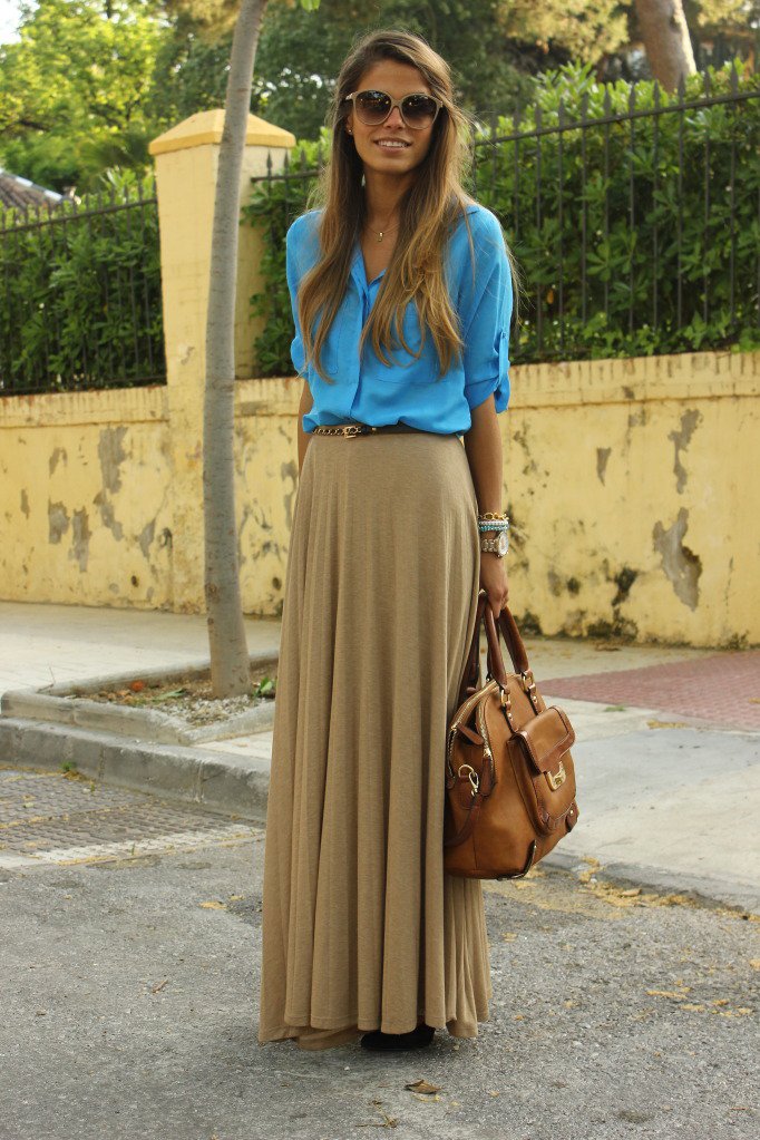 30 Beautiful Maxi Skirt For This Fall - ALL FOR FASHION DESIGN