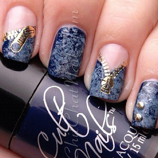 Top 25 Zipper Nail Art Designs - ALL FOR FASHION DESIGN