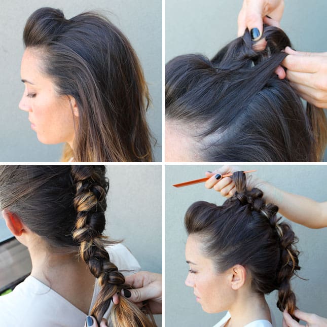 14 Pretty And Creative DIY Hairstyle Ideas - ALL FOR FASHION DESIGN