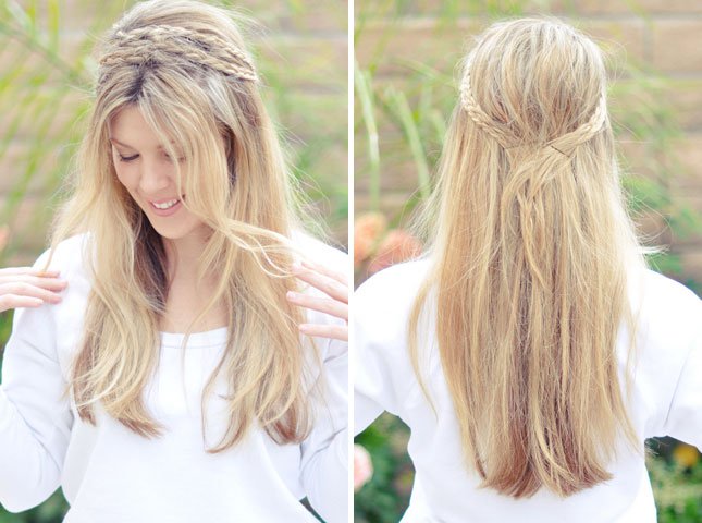 14 Pretty And Creative DIY Hairstyle Ideas - ALL FOR FASHION DESIGN