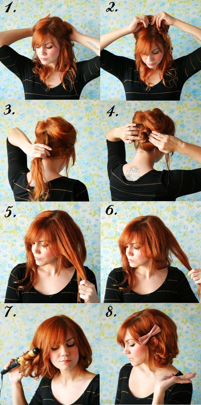14 Pretty And Creative DIY Hairstyle Ideas - ALL FOR FASHION DESIGN
