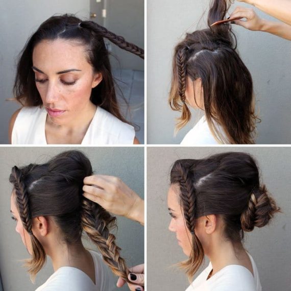 14 Pretty And Creative DIY Hairstyle Ideas - ALL FOR FASHION DESIGN