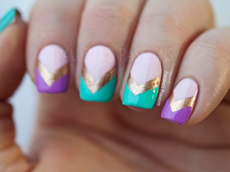 37 Stunning And Colorful Nail Art - ALL FOR FASHION DESIGN