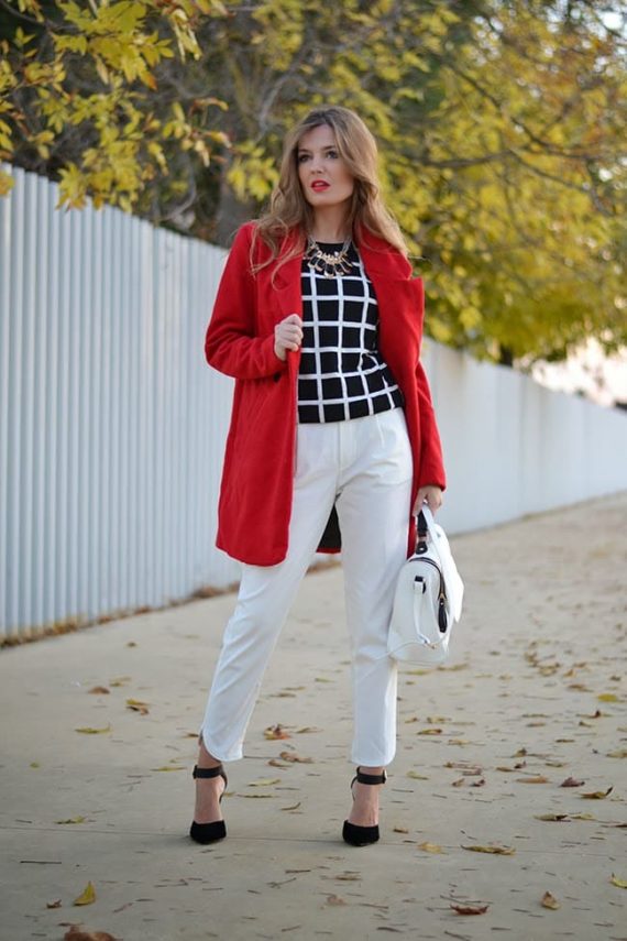 How To Style Bright-Colored Coat - ALL FOR FASHION DESIGN