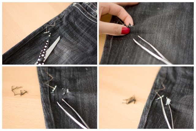 10 Cool DIY Denim Jeans Project - ALL FOR FASHION DESIGN