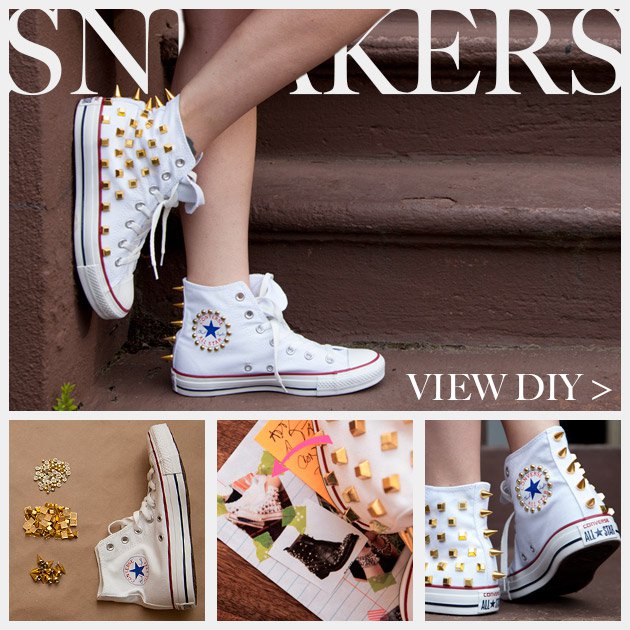 8 DIY Converse Makeover Projects - ALL FOR FASHION DESIGN