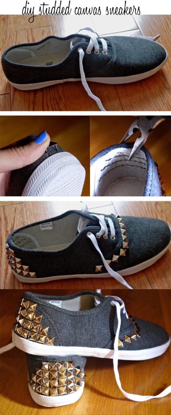 12 DIY Shoe Makeover Ideas To Copy - ALL FOR FASHION DESIGN