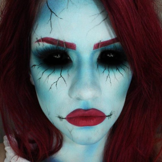 14 Jaw Dropping Scary Face Ideas For Halloween - ALL FOR FASHION DESIGN