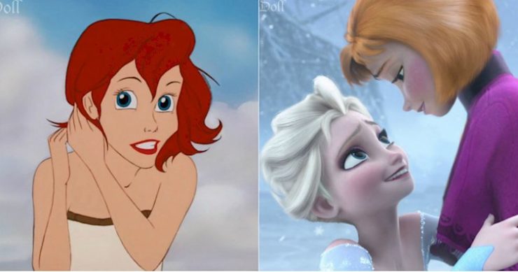 This Is What Disney Princesses Would Look Like With Short Hair. Snow ...
