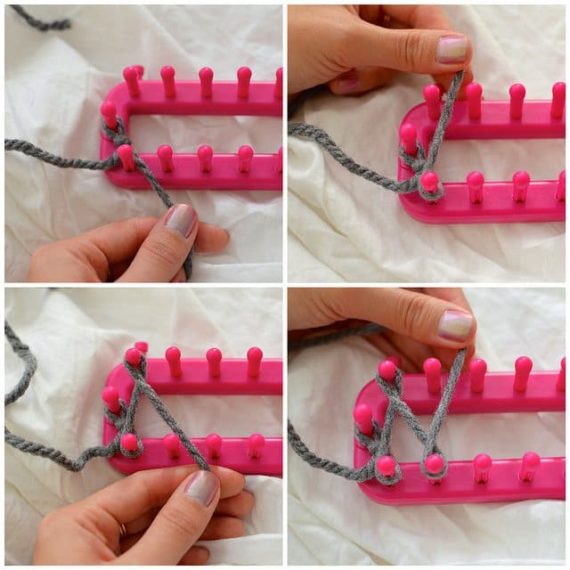 The Most Amazing Tutorial: How To Use A Knitting Loom To Make An ...