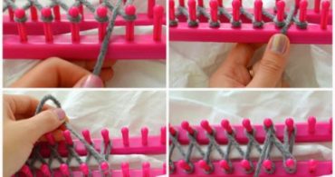 The Most Amazing Tutorial: How To Use A Knitting Loom To Make An ...