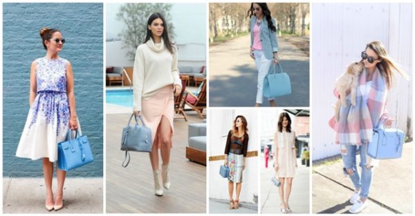 The Best Pale Blue Bags Outfits For Sring 2017 - ALL FOR FASHION DESIGN