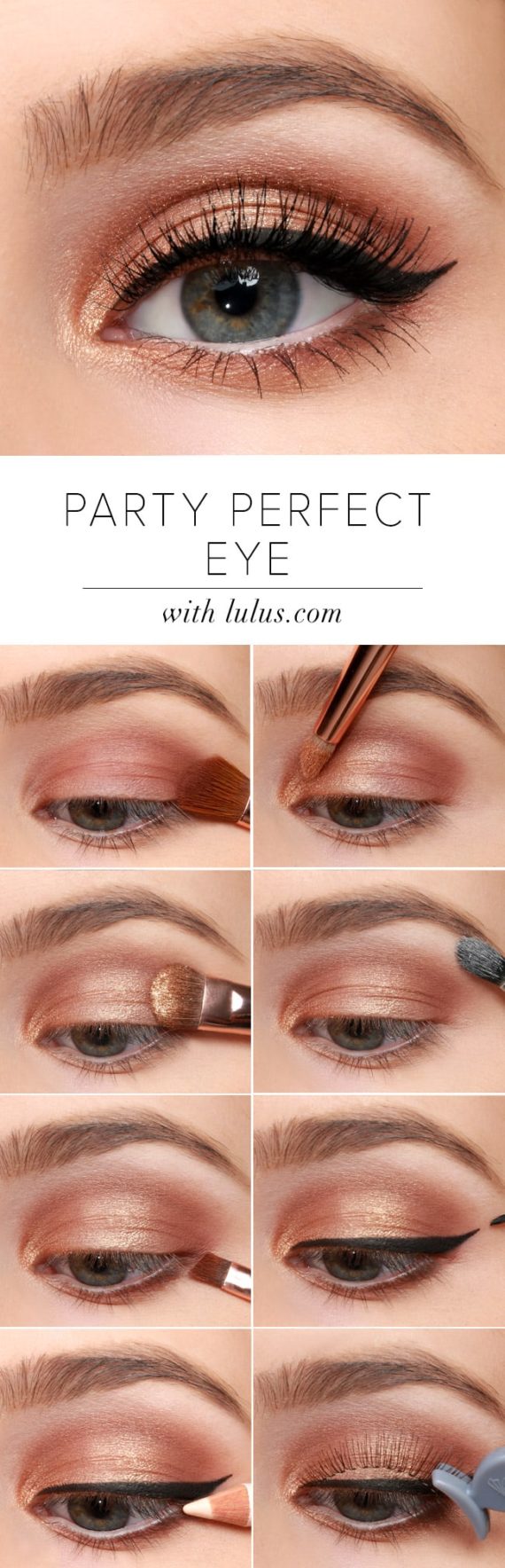 The Best Step-By-Step Tutorials For Perfect Smokey Eyes Make Up - ALL FOR FASHION DESIGN