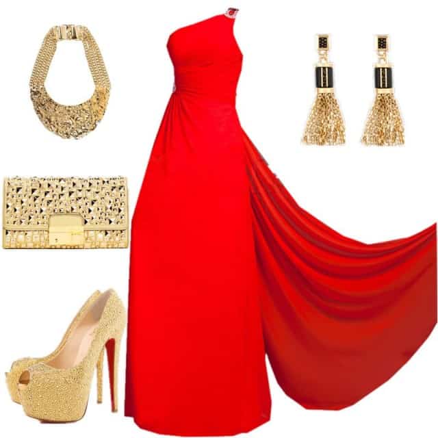 Fashionable Red Dress Combinations To Shine On The New Year's Eve - ALL ...