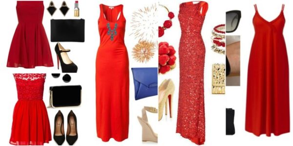 Fashionable Red Dress Combinations To Shine On The New Year's Eve - ALL ...