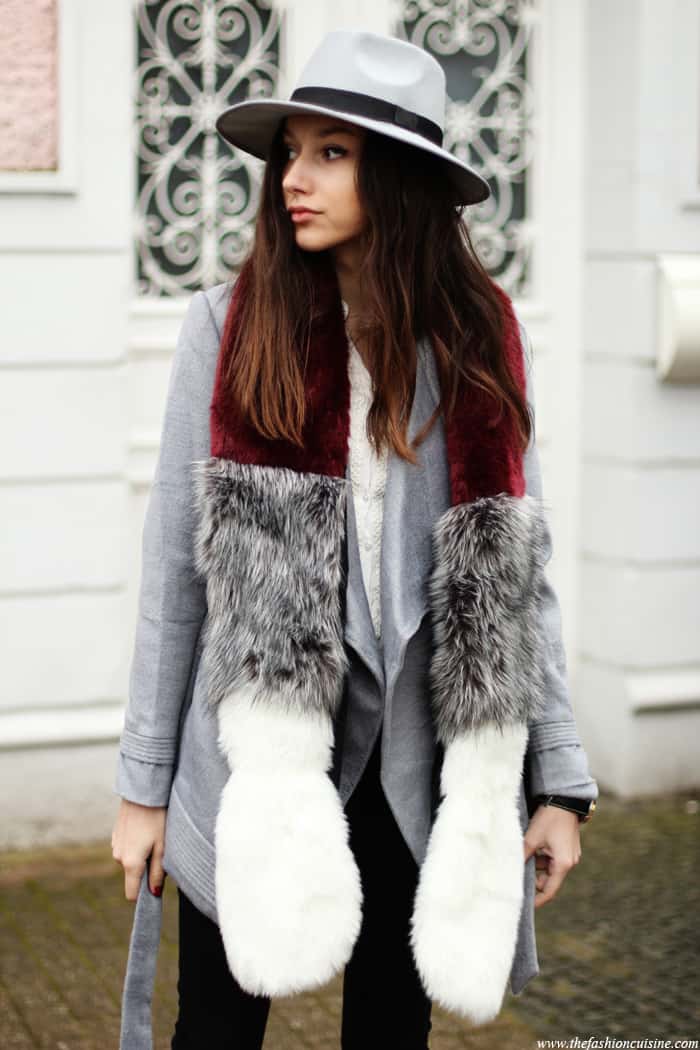 The Best Ways To Style Faux Fur Scarf In Your Winter Outfit - ALL FOR ...