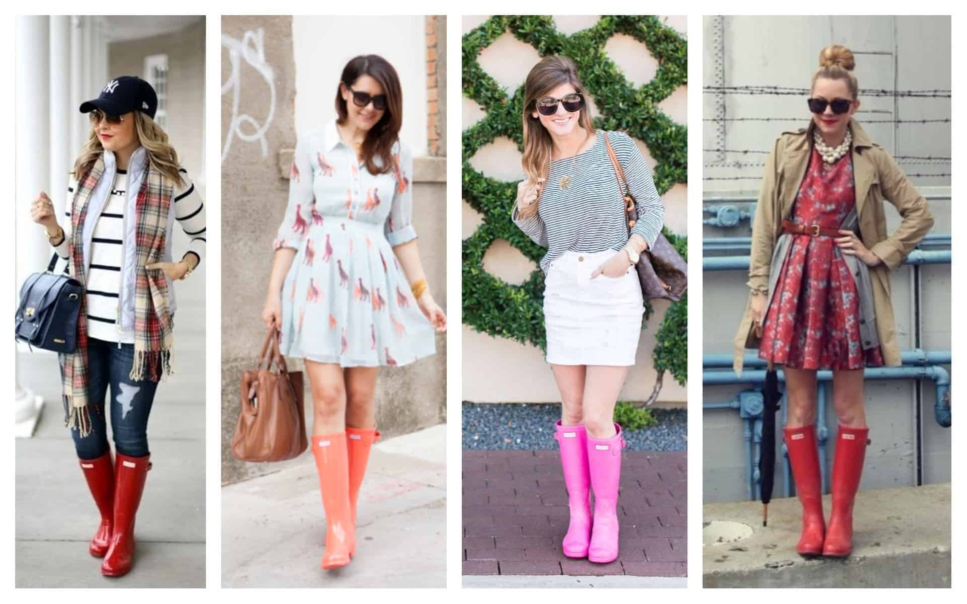 Adorable Spring Combinations With Rain Boots That Are Perfect For The ...