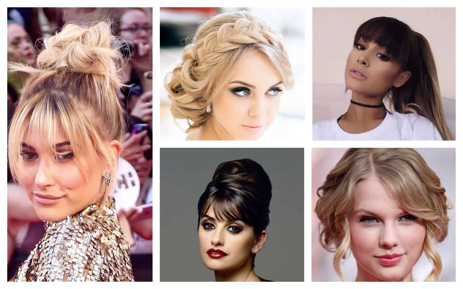 How To Style Up-Do Hairstyles With Bangs In Some Splendid Ways - ALL ...