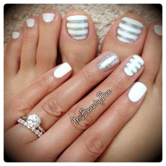 Matching Manicure And Pedicure Ideas That Are Currently Trending - ALL ...
