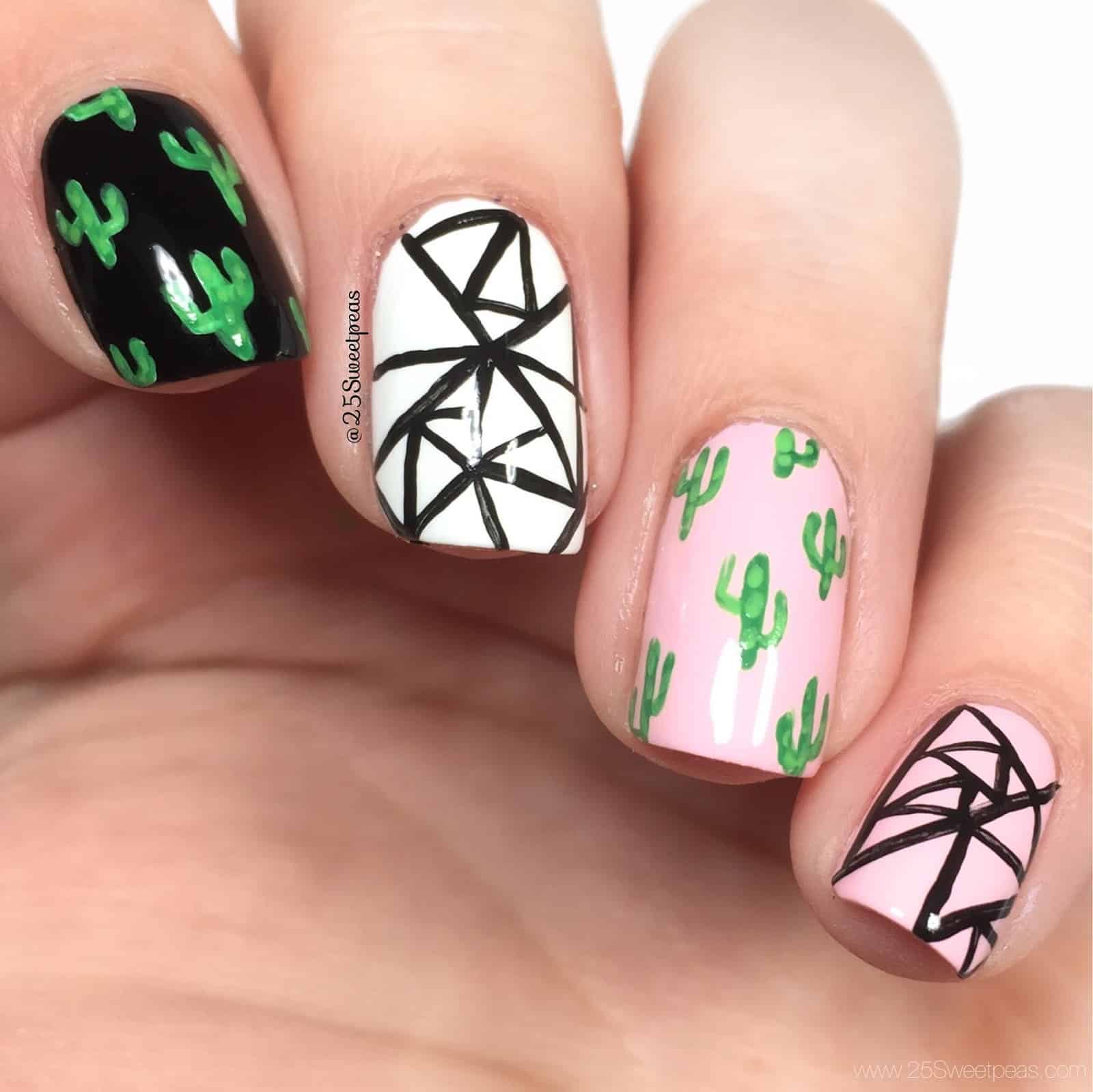 The Coolest Cactus Manicure Ideas That Have Taken Over The Internet ...