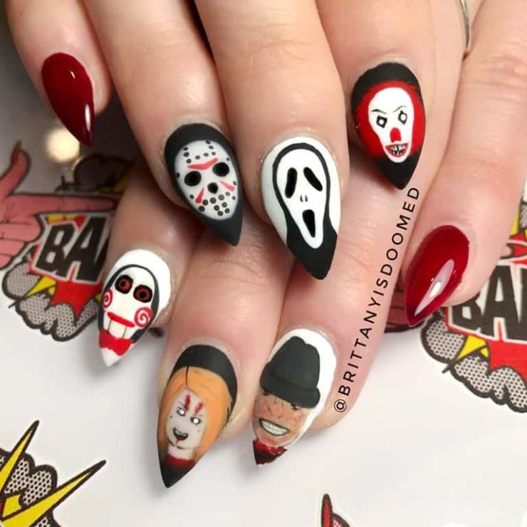 Amazing Halloween Inspired Nails Art Designs That Will Let Everybody ...