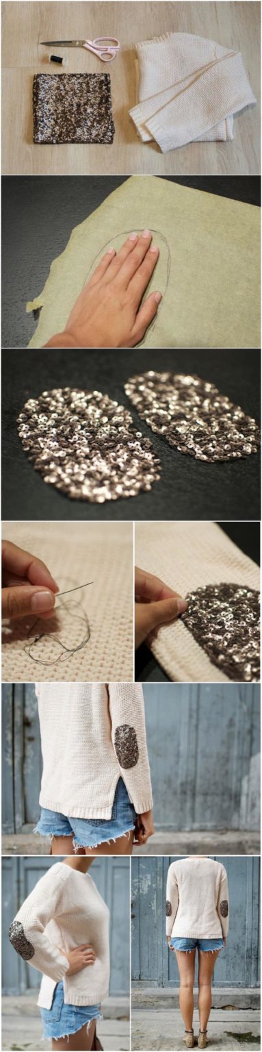 Step By Step DIY Tutorials To Upgrade Your Old Sweater Into A New ...