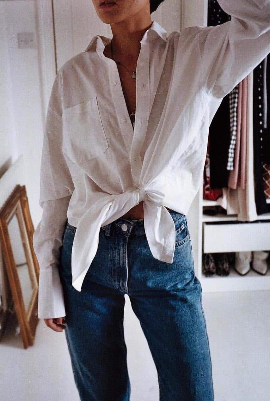 The Chicest Ways To Combine Button Shirt This Summer - ALL FOR FASHION ...