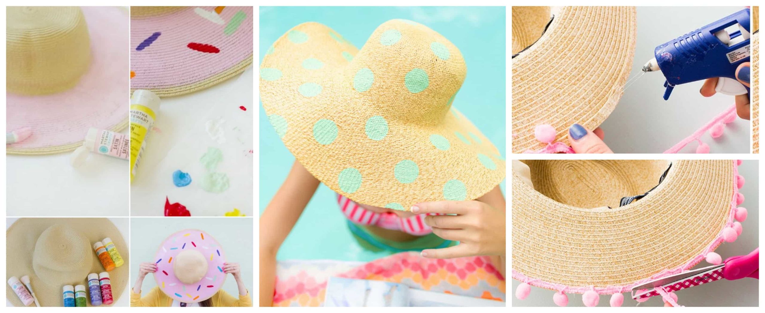 DIY Beach Hat Tutorials To Upgrade Your Old Beach Hat Into A New One ...