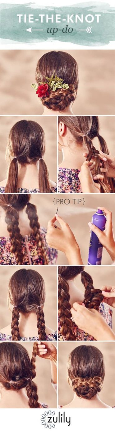 Quick And Easy Step-By-Step Hairstyles For Beginners - ALL FOR FASHION ...