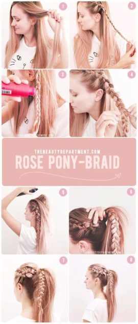 Quick And Easy Step-By-Step Hairstyles For Beginners - ALL FOR FASHION ...
