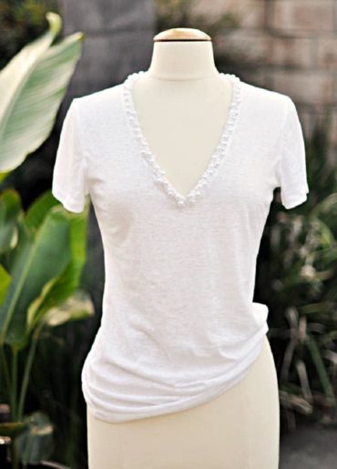 Pretty DIY Pearls Embellished Clothes That Are Easy To Make - ALL FOR ...