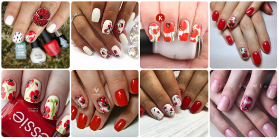 Beautiful Poppy Nails That Will Amaze You - ALL FOR FASHION DESIGN
