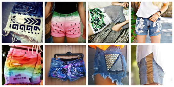 Interesting DIY Denim Shorts That Are Easy To Make - ALL FOR FASHION DESIGN