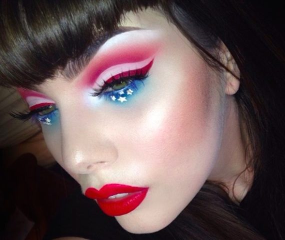 Patriotic Makeup Ideas That Will Put You In The Festive Mood For 4 July ...