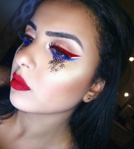 Patriotic Makeup Ideas That Will Put You In The Festive Mood For 4 July ...