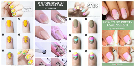 Inspiring Step By Step Nails Tutorials That Are Easy To Recreate - ALL ...